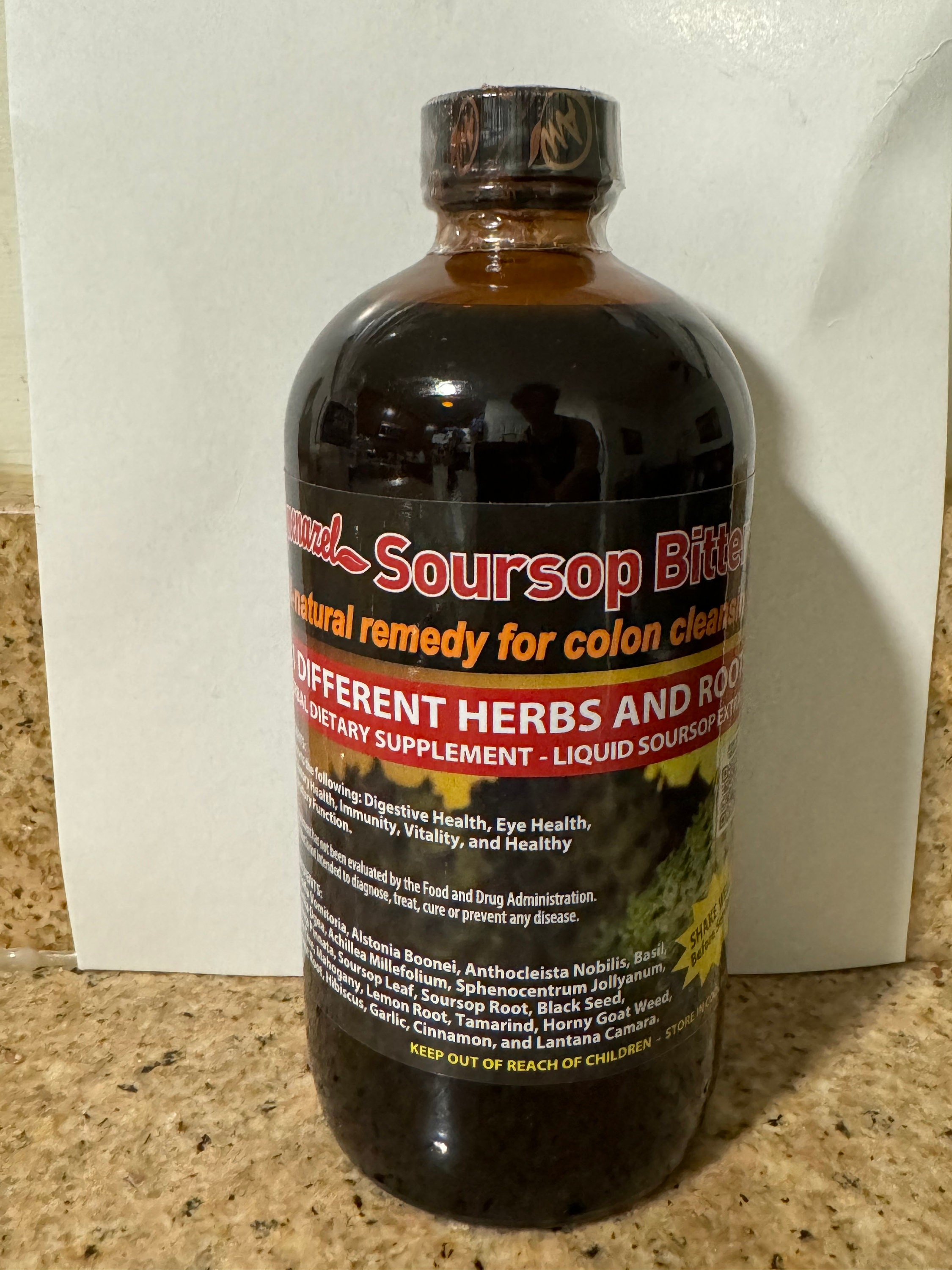 Amenazel Soursop Bitters Organic 21 Different Herbs & Roots All Natural ...