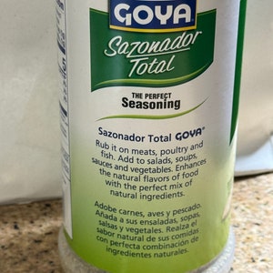 Goya Sazonador Total Perfect All- Seasoning 18 Oz - Etsy