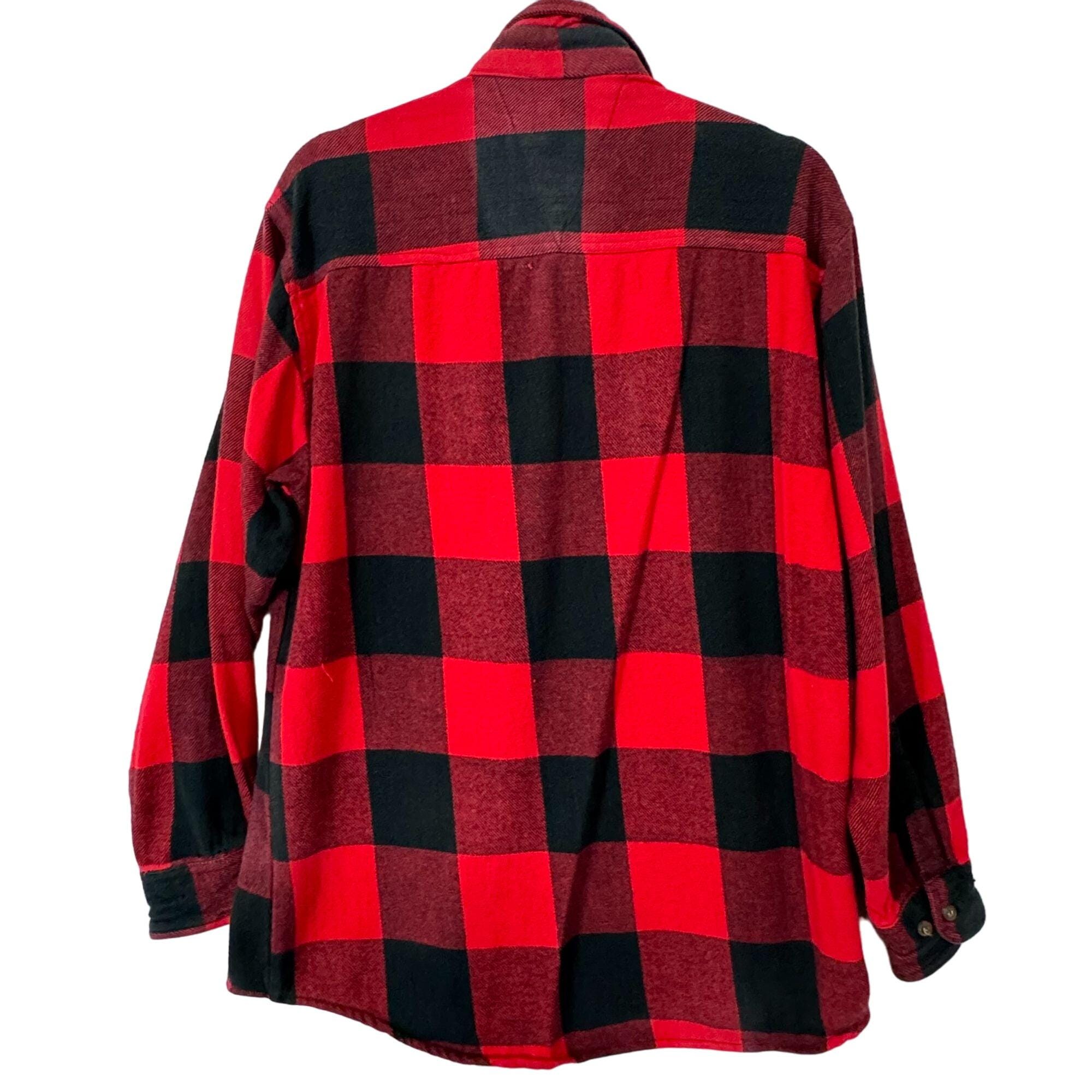 C.E. Schmidt Workwear Mens Shirt Size M Red & Black Classic Flannel ...