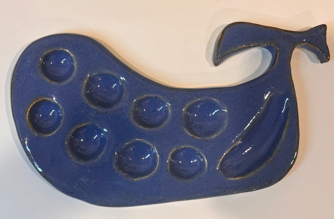 Ceramic Whale Paint Pallet - Etsy