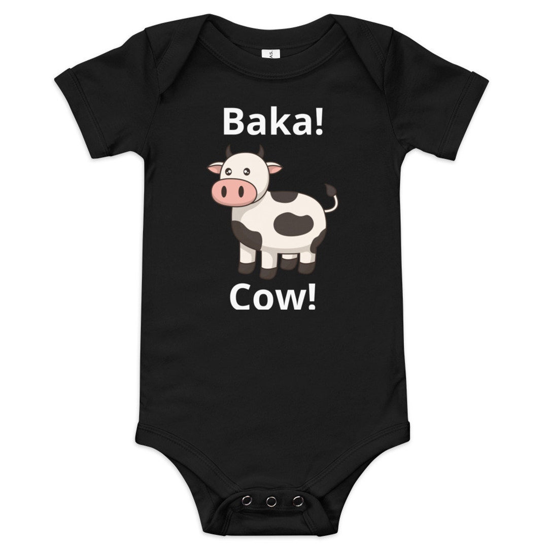 Baka Cow Baby Short Sleeve One Piece Filipino - Etsy