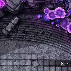 Underdark Arena Ruins Digital Battlemap, Dnd Battle Map, D&D, Dungeons ...