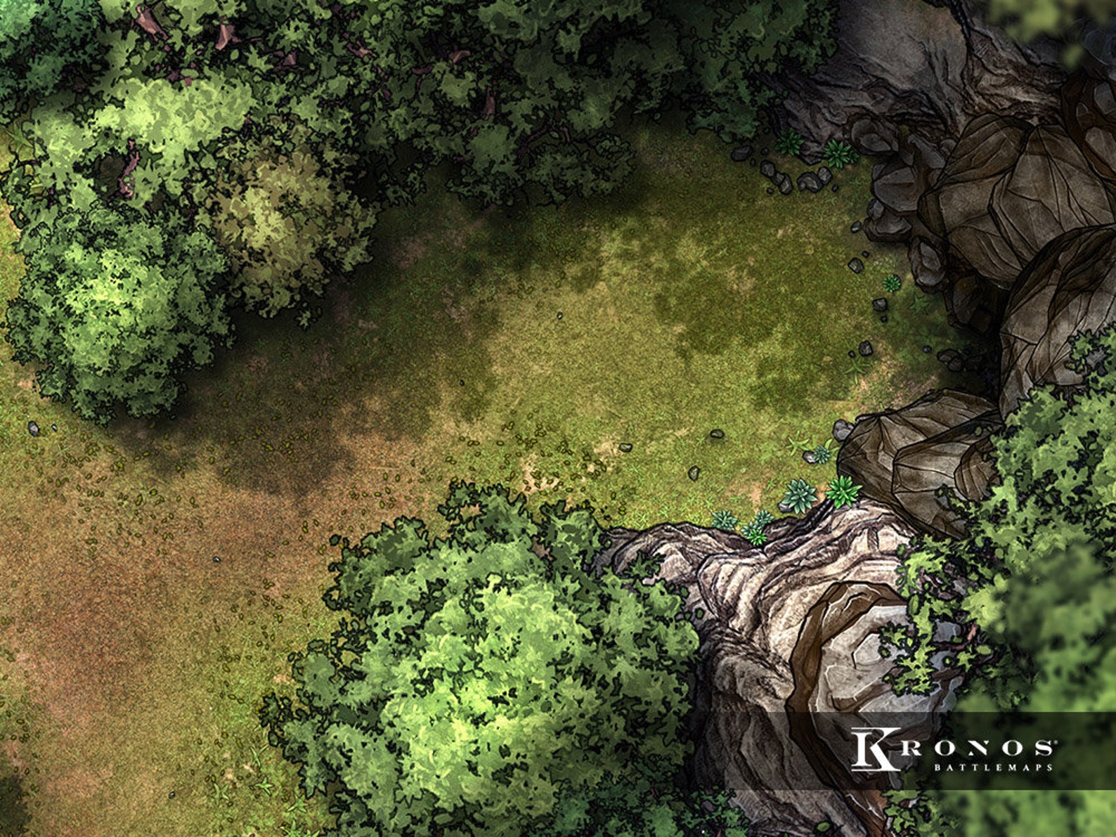 Forest Camp Battlemap, 4k, Dnd, Battle Map, Digital Battlemap, Dungeons ...