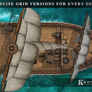 Sailing Ship Battlemap: Multi-deck RPG Map (digital Download) - Etsy