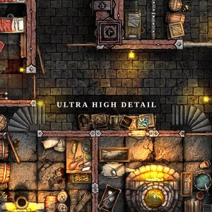 Prison Battlemap: D&D 5e Dungeon Crawl (digital Map) - Etsy