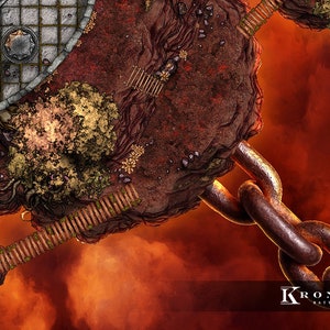 Floating Island Battlemap: Avernus Dnd 5e (digital Download) - Etsy