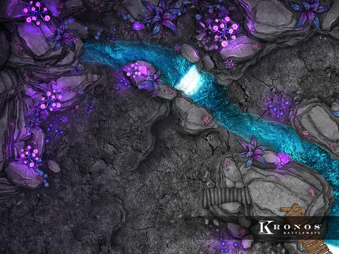 The Underdark Digital Battlemap, Dnd Battle Map, D&D, Dungeons and ...