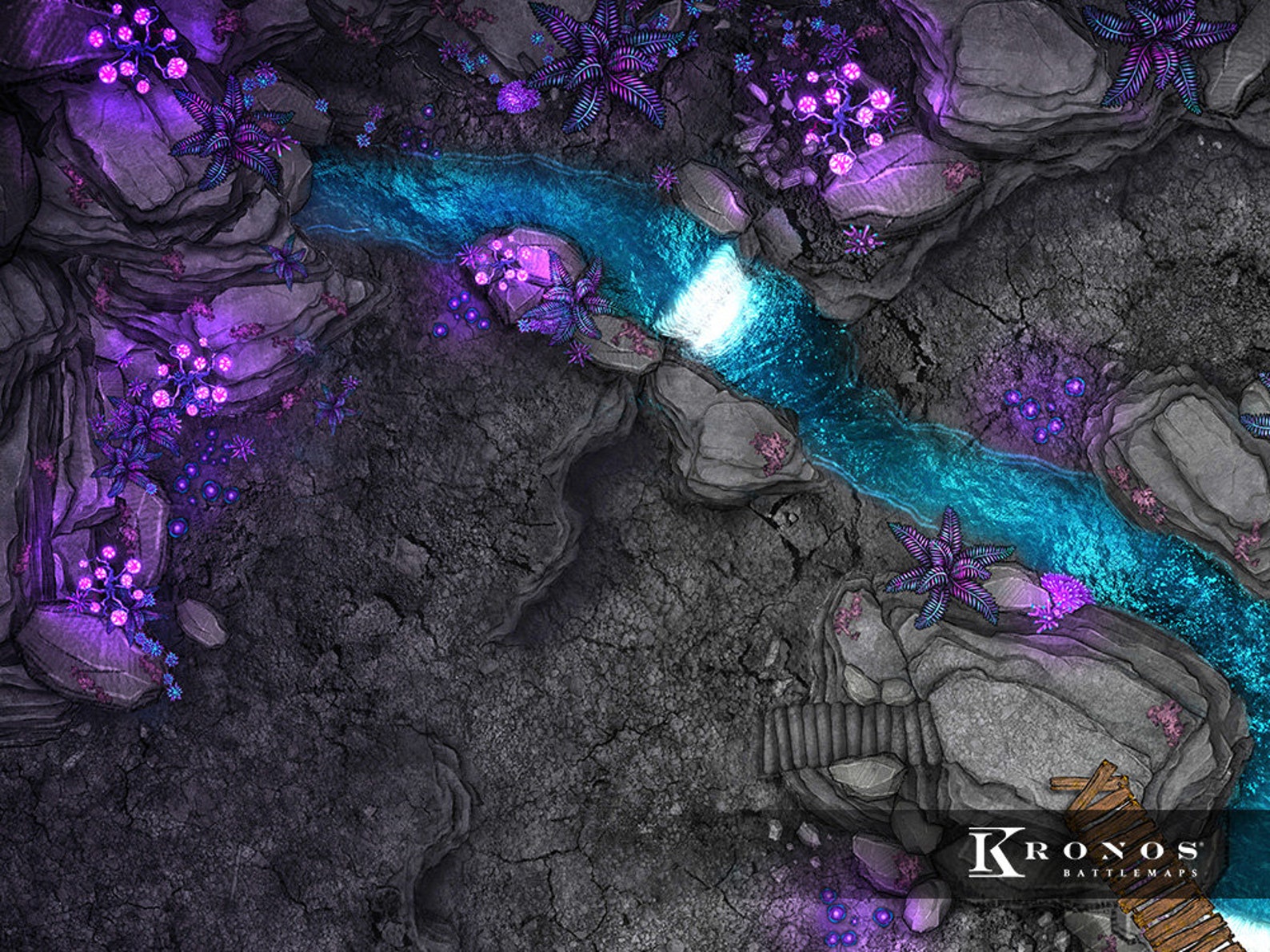 The Underdark Digital Battlemap, Dnd Battle Map, D&D, Dungeons and Dragons, 5e, Roll20, Fantasy ...