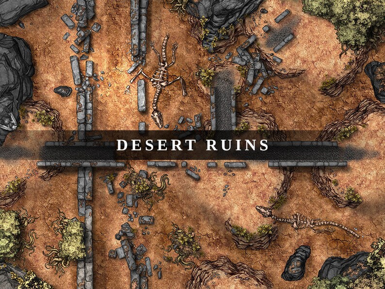 Swamp Ruins Bundle Battlemap, Dnd Battle Map, Battle Map, Dungeons and ...