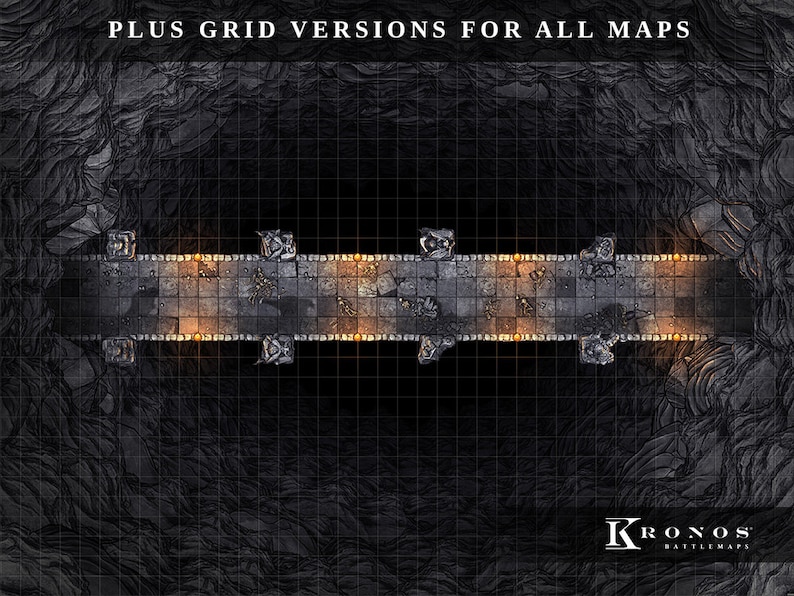 Bridge to the Underdark Digital Battlemap, Dndbattle Map, D&D, Dungeons ...