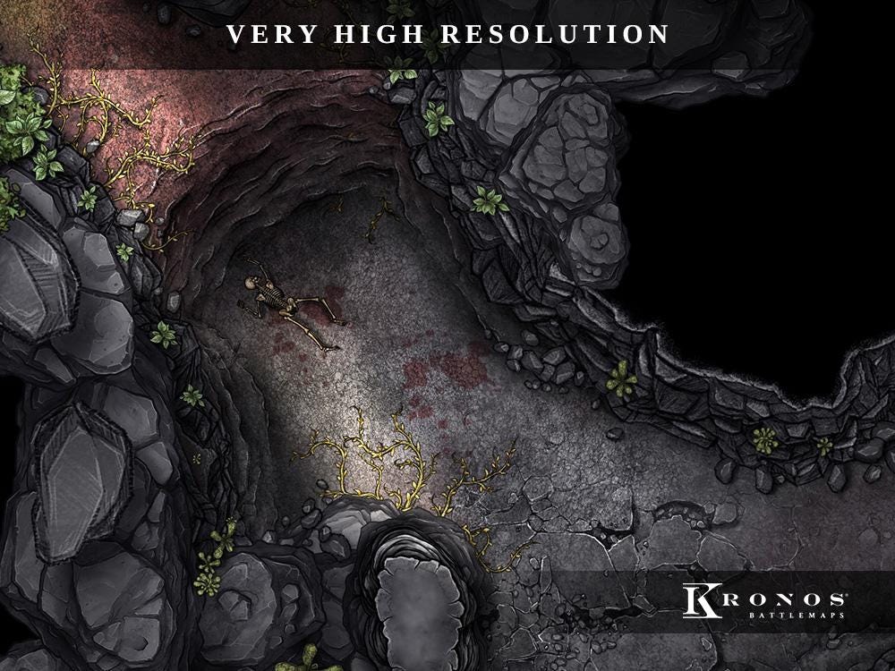 Caves Battlemap: 40x30 Dnd 5e Digital Map (JPEG) - Etsy