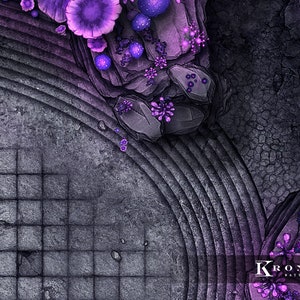 Underdark Arena Ruins Digital Battlemap, Dnd Battle Map, D&D, Dungeons and Dragons, 5e, Roll20 ...