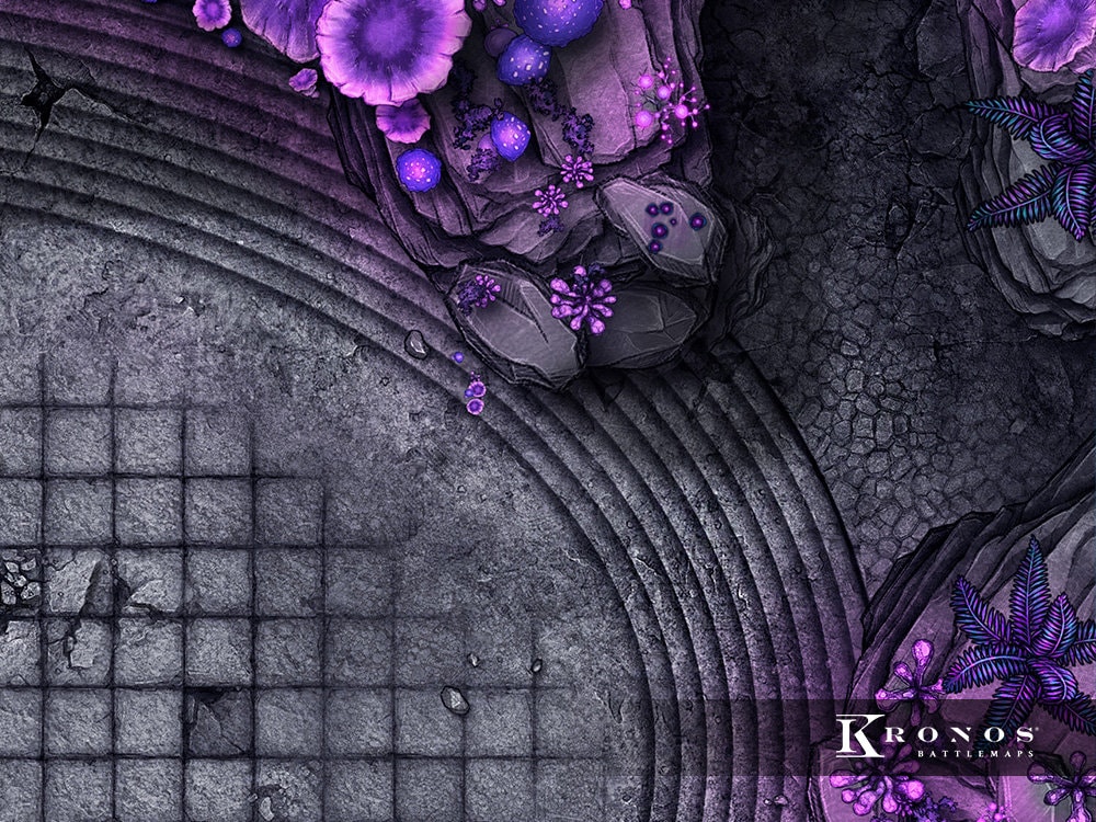 Underdark Arena Ruins Digital Battlemap, Dnd Battle Map, D&D, Dungeons ...