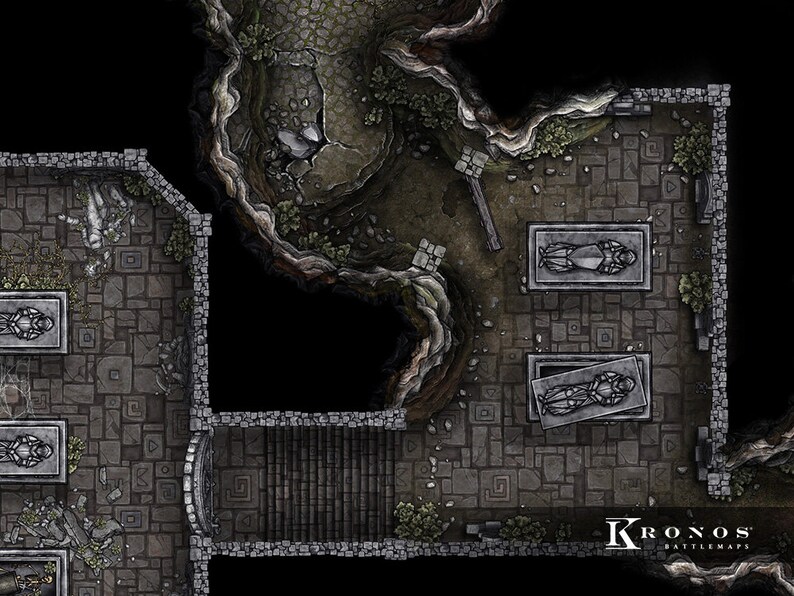 Ancient Tomb, Dnd Battle Map, D&D, Battle Map, Dungeons and Dragons, 5e ...