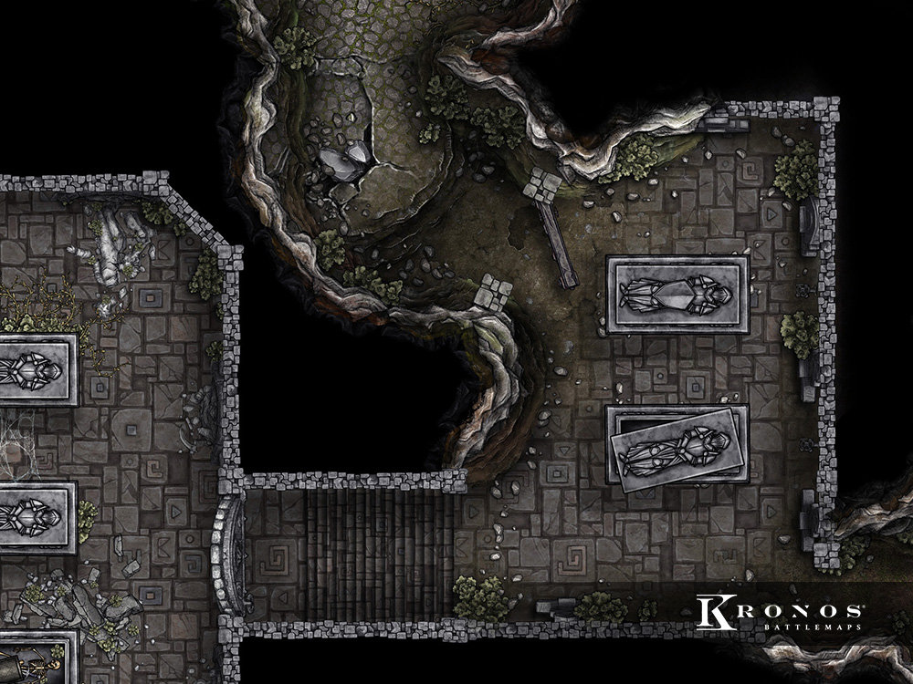 Ancient Tomb, Dnd Battle Map, D&D, Battle Map, Dungeons and Dragons, 5e ...