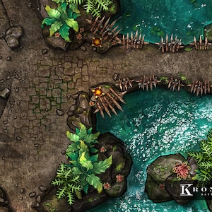 Jungle Arena Digital Battlemap, 4k, Battlemap, Dnd Battle Map, D&D, 5e ...