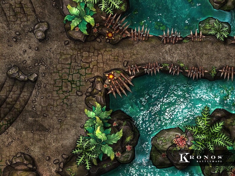 Jungle Arena Digital Battlemap, 4k, Battlemap, Dnd Battle Map, D&D, 5e ...