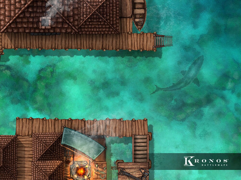Fishing Village Battlemap, Dnd Battle Map, D&D, Dungeons and Dragons ...