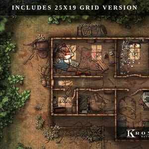 Abandoned Farmhouse Battlemap, Dnd Battle Map, D&D, Battle Map ...