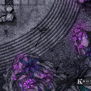 Underdark Arena Ruins Digital Battlemap, Dnd Battle Map, D&D, Dungeons ...