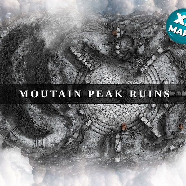 Mountain Battle Map - Etsy