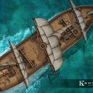 Sailing Ship Battlemap: Multi-deck RPG Map (digital Download) - Etsy
