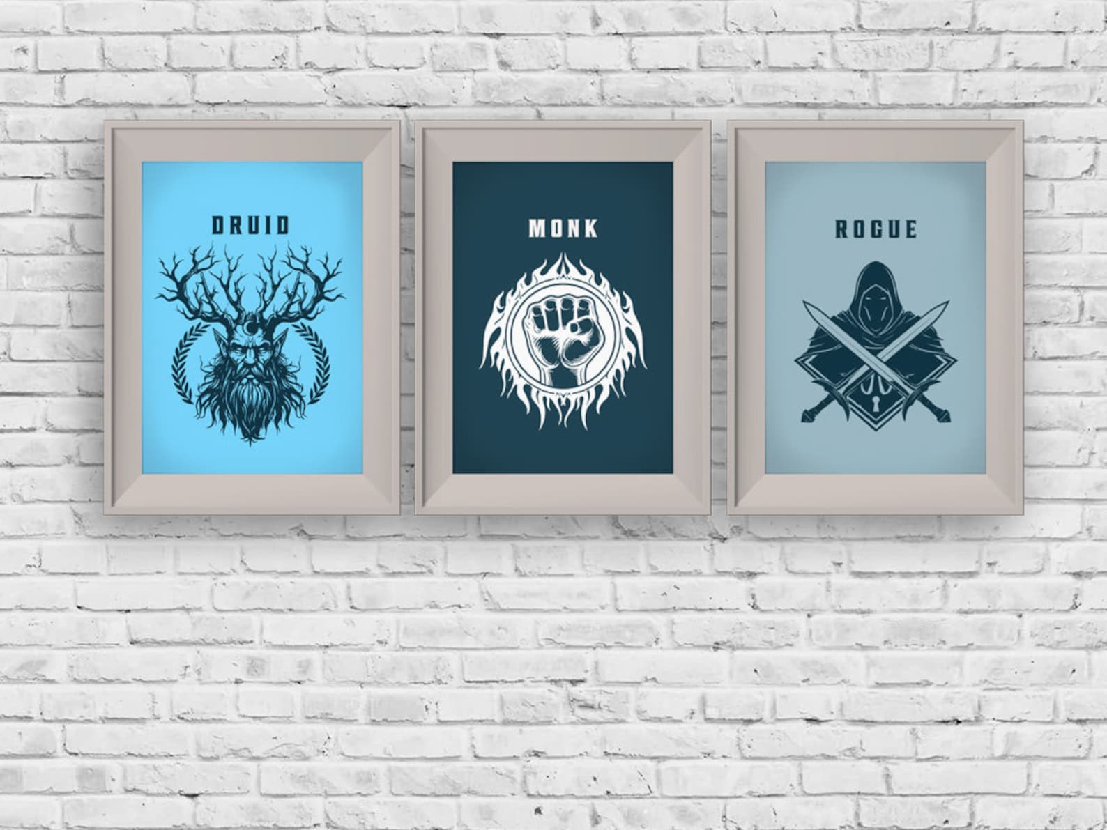 D&D Class Logo Emblems: SVG PNG EPS Jpeg Images (digital Download) - Etsy