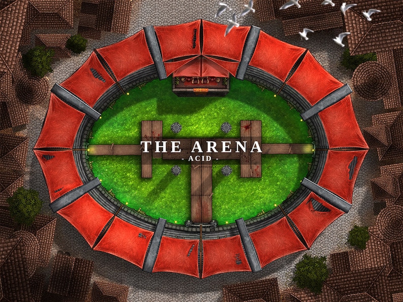 The Arena Variations Battlemap, Battle Map, D&D Battle Map, Dungeons ...