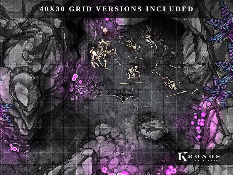 Monster's Lair Digital Battlemap, Dnd Battle Map, Digital Battle Map ...