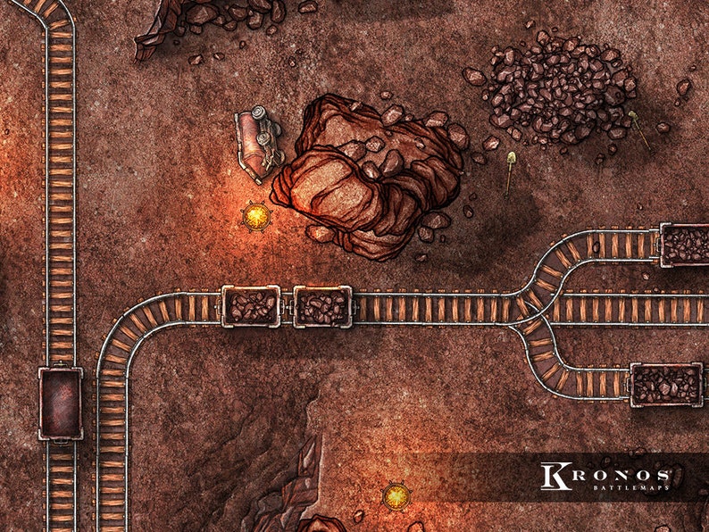 4K Gold Mine Battlemap: Dnd Dungeons and Dragons (digital Download) - Etsy
