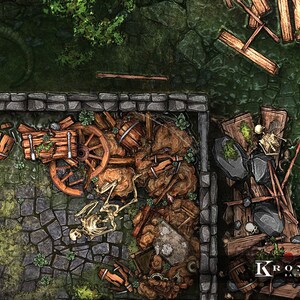 The Cellar, 4k, Dnd Battle Map, D&D, Battle Map, Dungeons and Dragons ...