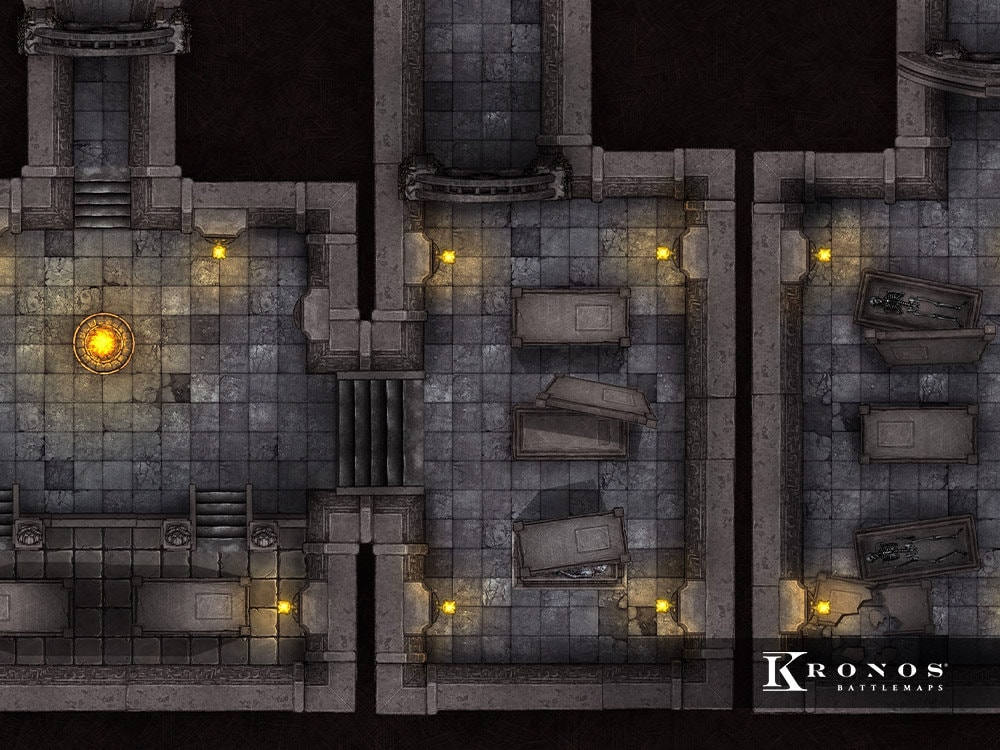 Fire Giant's Tomb Digital Battlemap, Dnd Battle Map, D&D, Battle Map ...