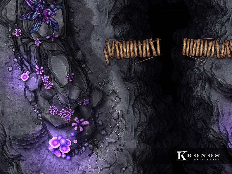 Underdark Serpents Pass Battle Map: 40x30 Dnd 5e (digital Map) - Etsy