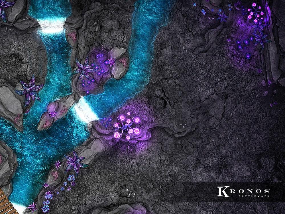 The Underdark Digital Battlemap, Dnd Battle Map, D&D, Dungeons and ...