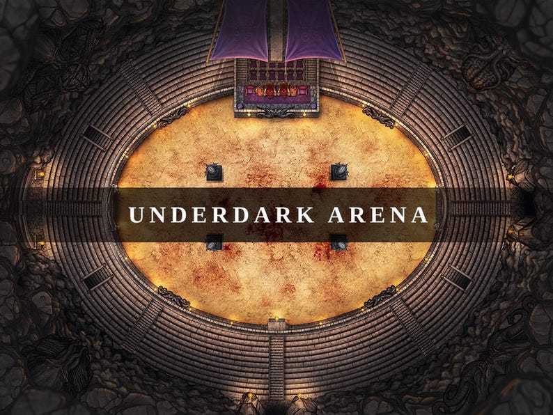 Underdark Arena Battlemap, Dnd Battlemap, 5e, VTT (digital Download) - Etsy
