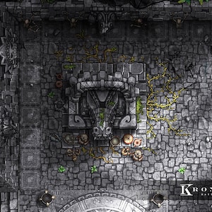 Jungle Temple Ruins Battlemap: 80x30 Dnd Map (digital Download) - Etsy