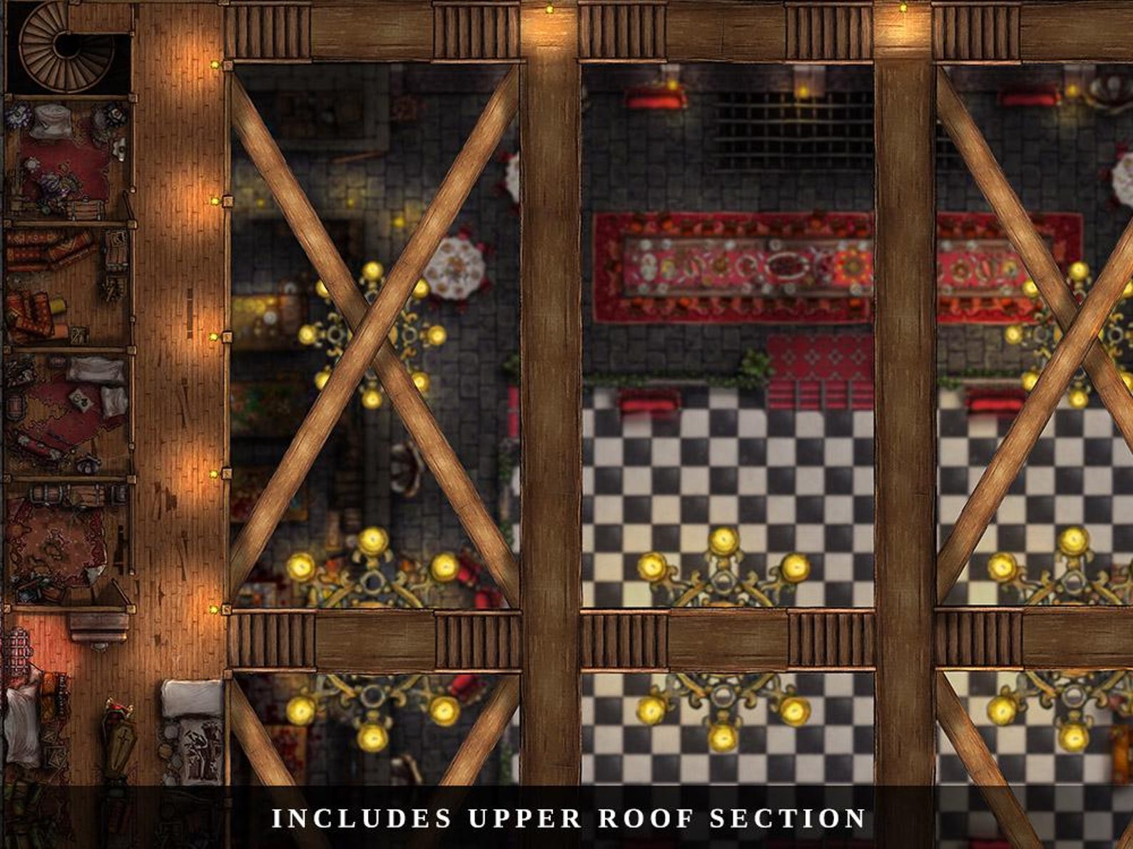 Vampire Ballroom, Battlemap, Dnd Battle Map, D&D, Battle Map, Dungeons ...