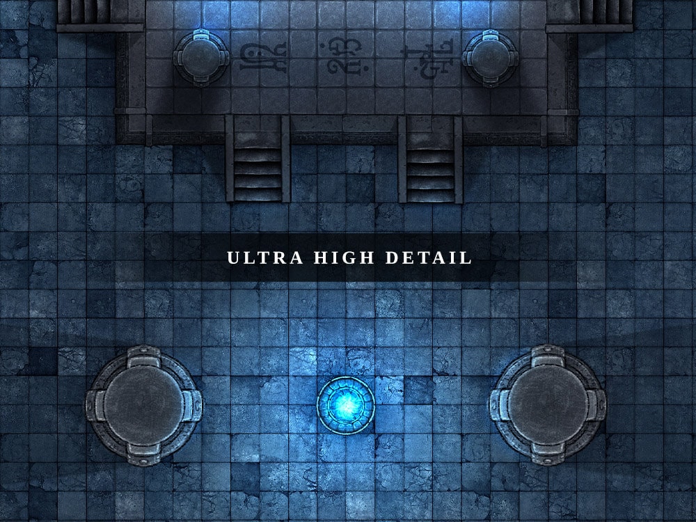 Frost Giant's Tomb Digital Battlemap, Dnd Battle Map, Digital Battle ...
