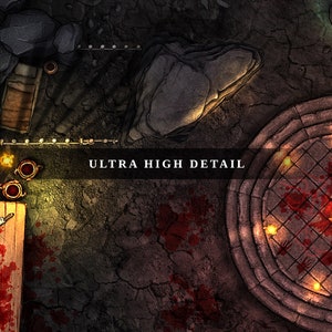 The Blood Cave Battlemap, Dnd Battle Map, D&D, Battle Map, Dungeons and ...