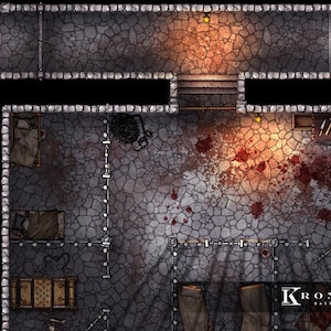 Evil Cult Basement Hideout, 4k Dnd Battle Map, (digital Map) - Etsy