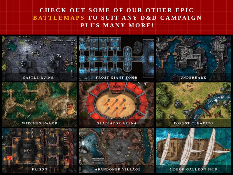 Evil Cult Basement Hideout, 4k Dnd Battle Map, (digital Map) - Etsy