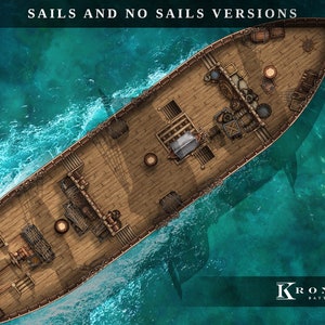 Sailing Ship Battlemap: Multi-deck RPG Map (digital Download) - Etsy