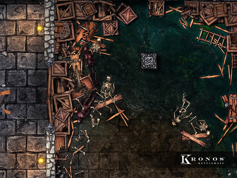 Wine Cellar Dnd Battle Map: 4k Digital Dungeon (VTT) - Etsy