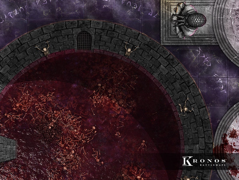 Bone Pit Battlemap: 40x30 Dnd Arena Encounter (digital Map) - Etsy ...
