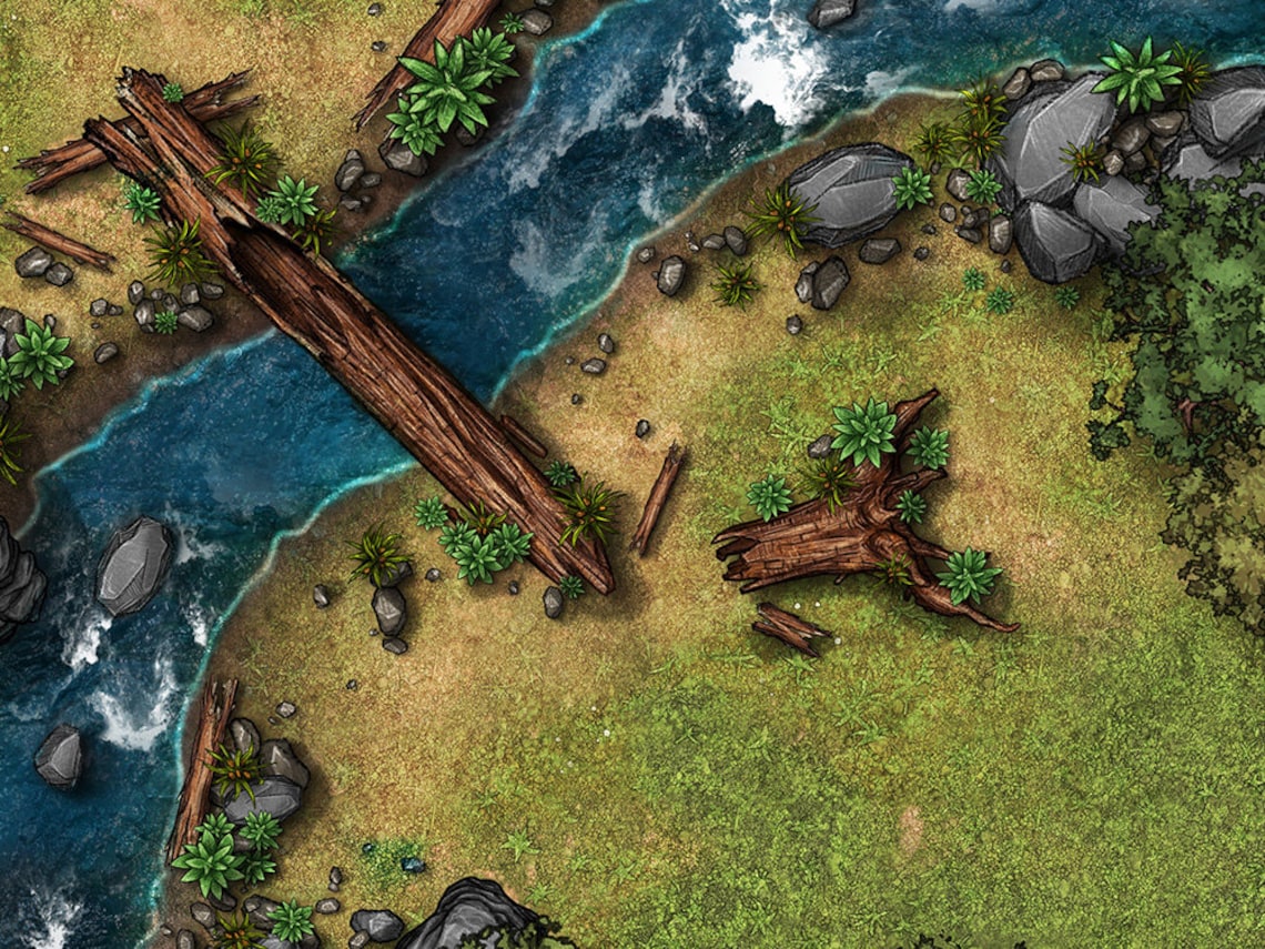 Forest Encounter Animated Battlemap , Dnd, Battle Map, Dungeons and Dragons, 5e, Roll20, Fantasy ...