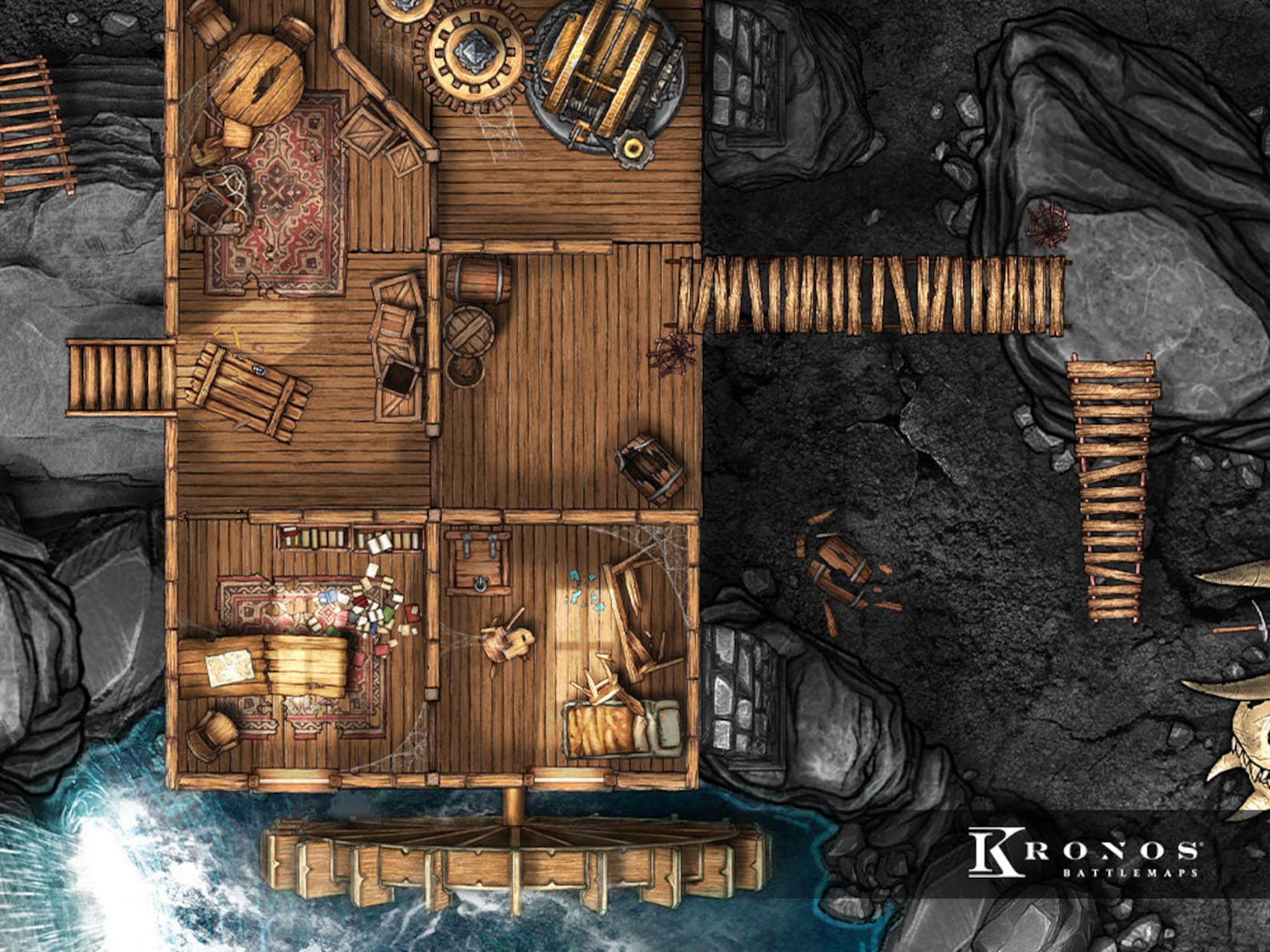 Tarrasque Mines Battlemap: 4K Dnd Digital Map (roll20, Foundry) - Etsy