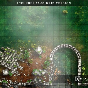 Swamp Ruins 3 - Battlemap, Dnd Battle Map, Battle Map, Dungeons and ...