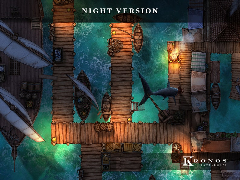 Fishing Village Battlemap, Dnd Battle Map, D&D, Dungeons and Dragons ...