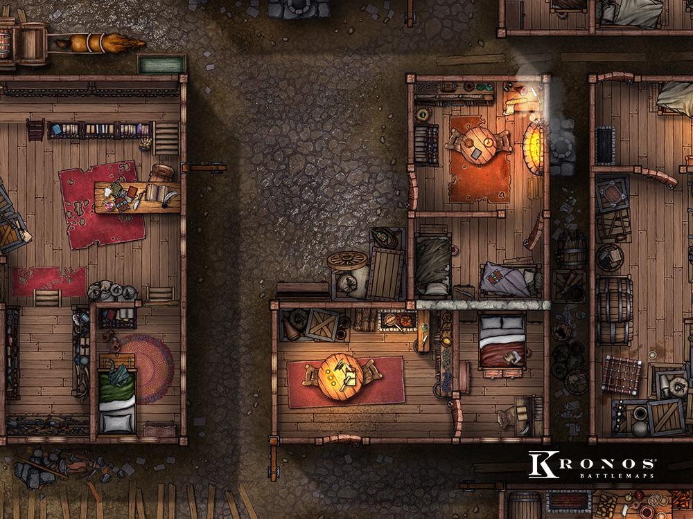 City Slums Battlemap: Dnd 5e Digital Map (VTT) - Etsy UK