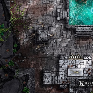 Jungle Temple Ruins Battlemap: 80x30 Dnd Map (digital Download) - Etsy